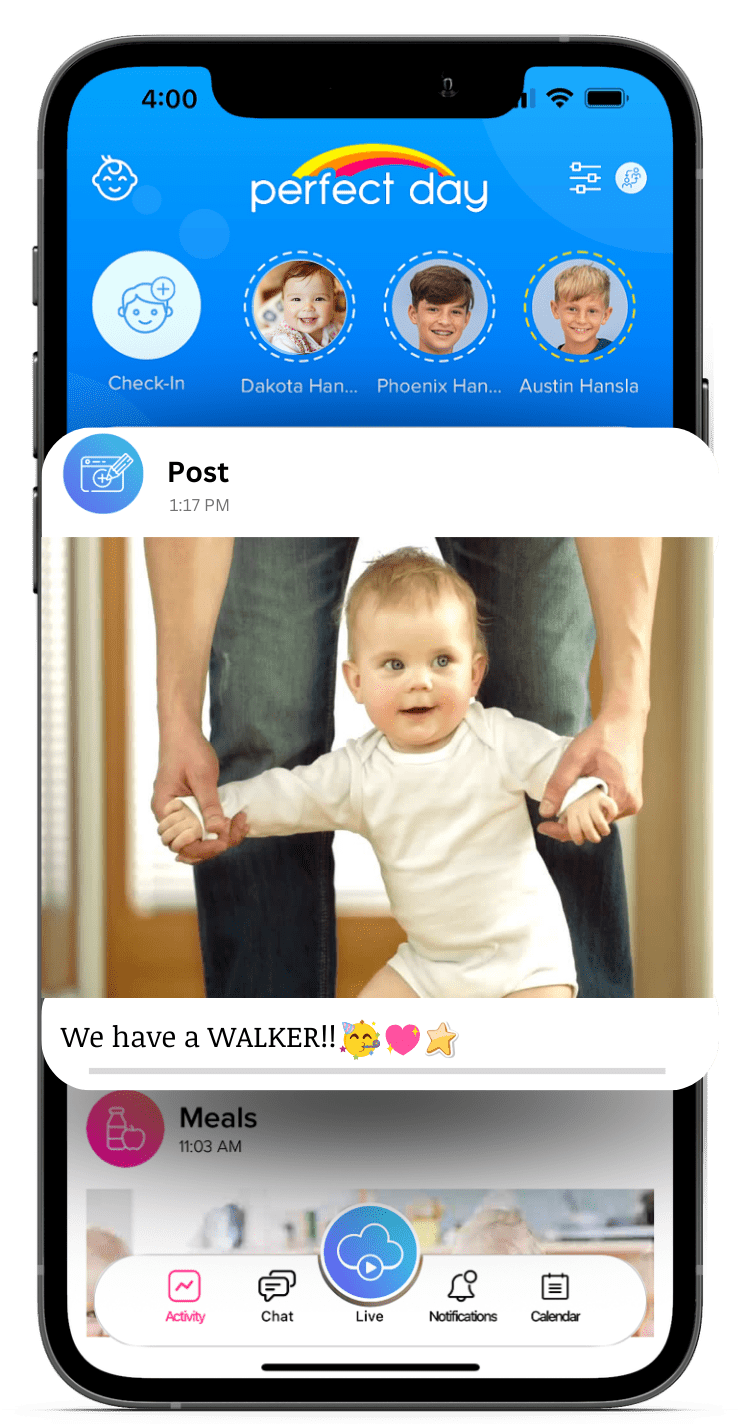 Perfect Day Live Home Secure Video Streaming For Childcare